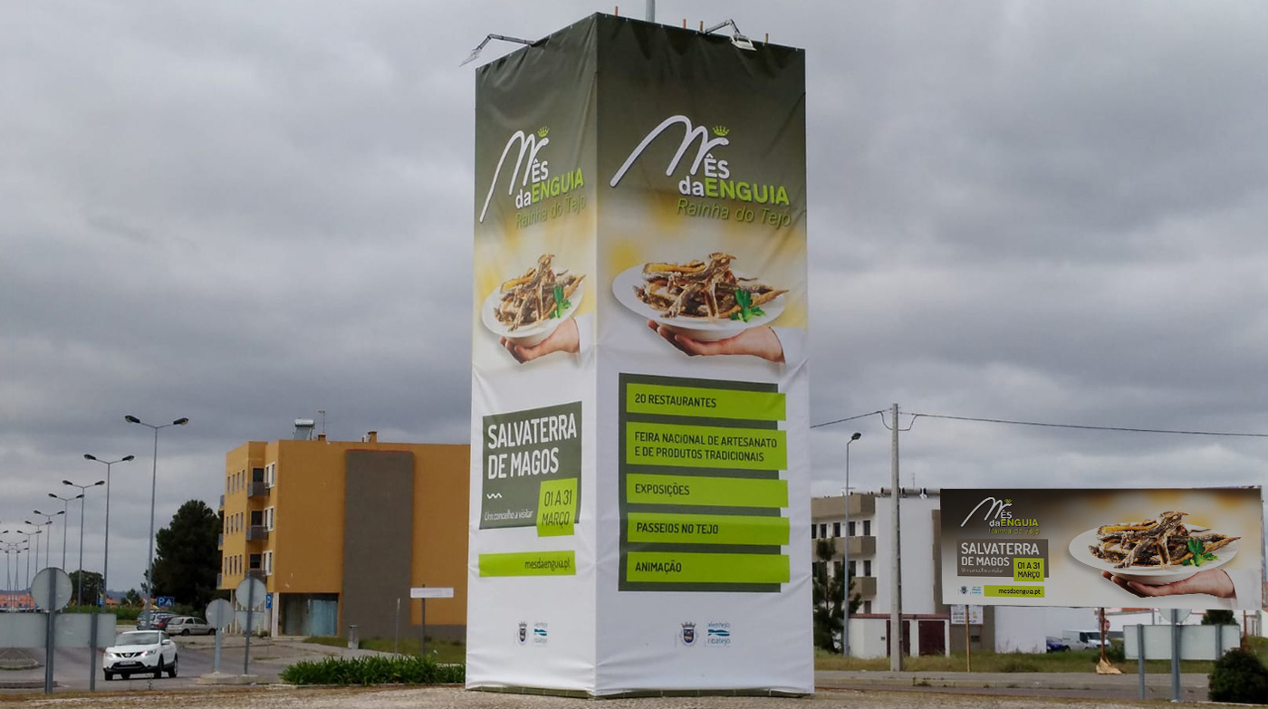 Identidade Corporativa Design Promocional Mês Da Enguia