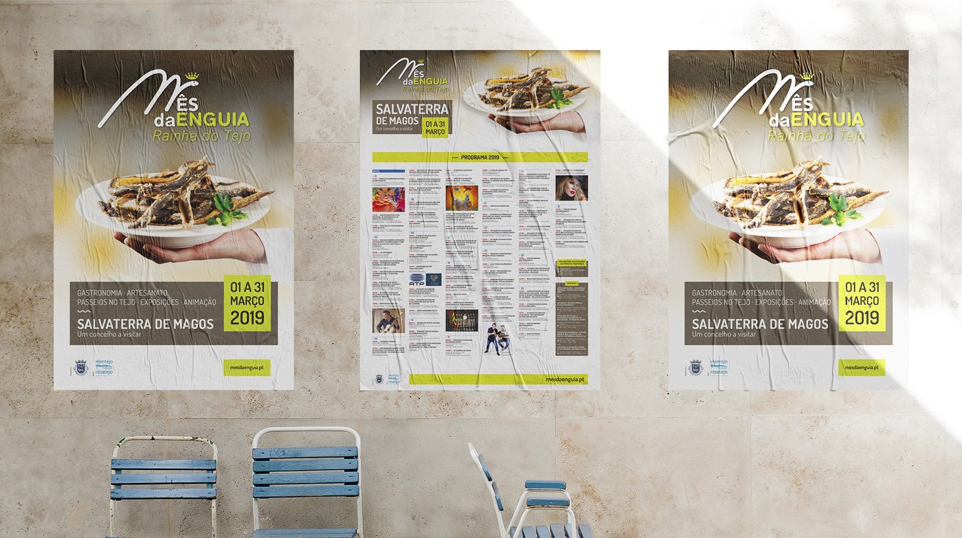 Identidade Corporativa Design Promocional Mês Da Enguia